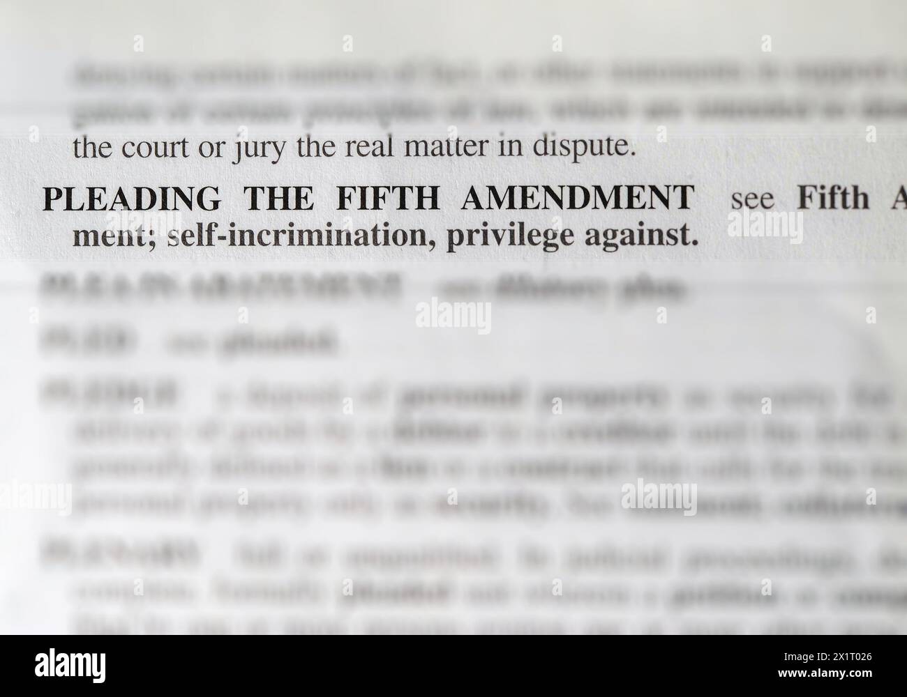 Fifth amendment hi-res stock photography and images - Alamy