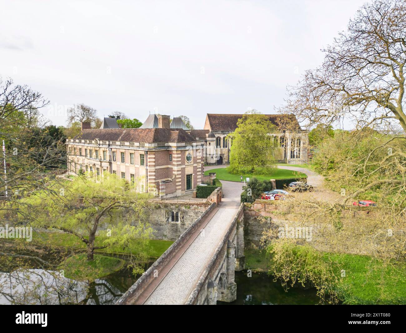 aerial view of eltham palace is an old royal residence dating from 1305 ...