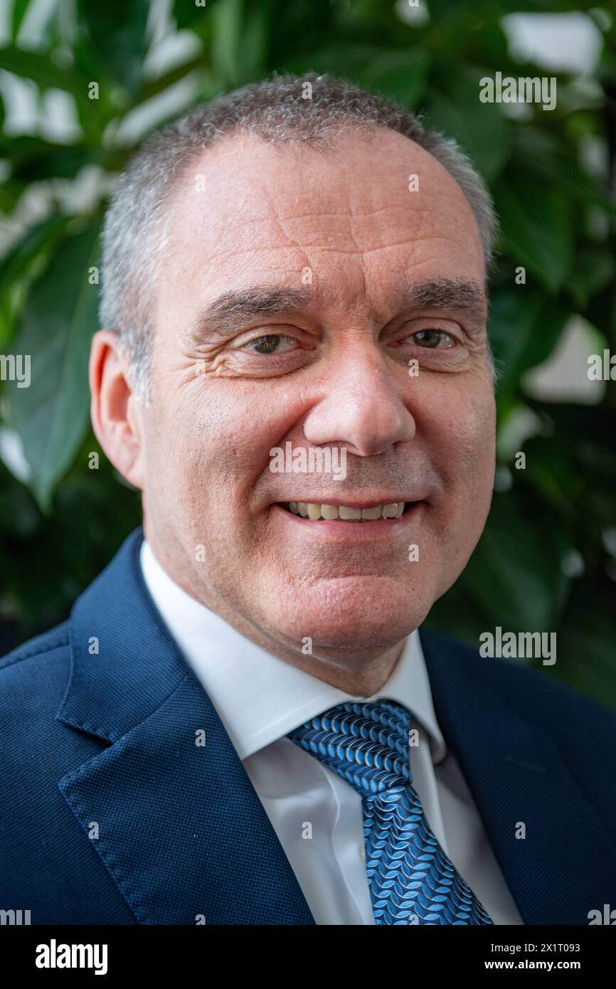 Stockholm, Sweden. 17th Apr, 2024. Nico Delvaux, President and CEO of ...