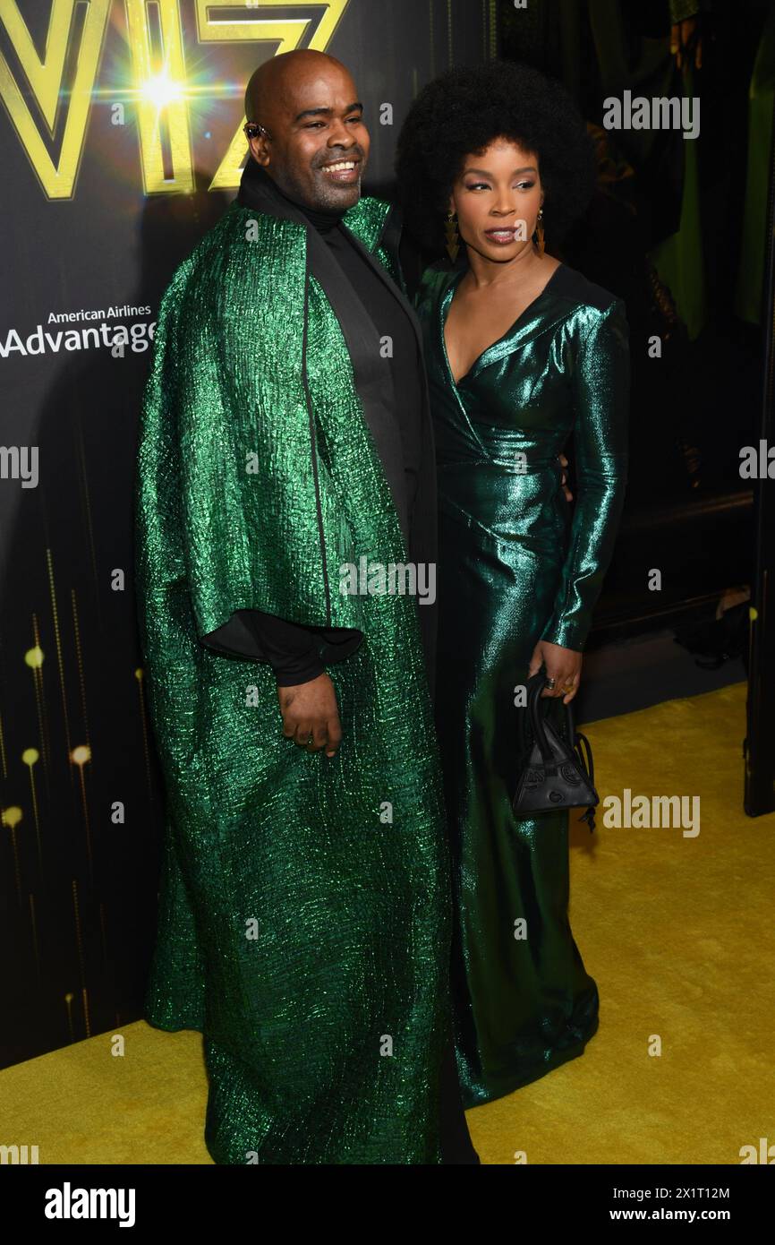New York, USA. 17th Apr, 2024. Kirk Cambridge-Del and Amber Ruffin ...