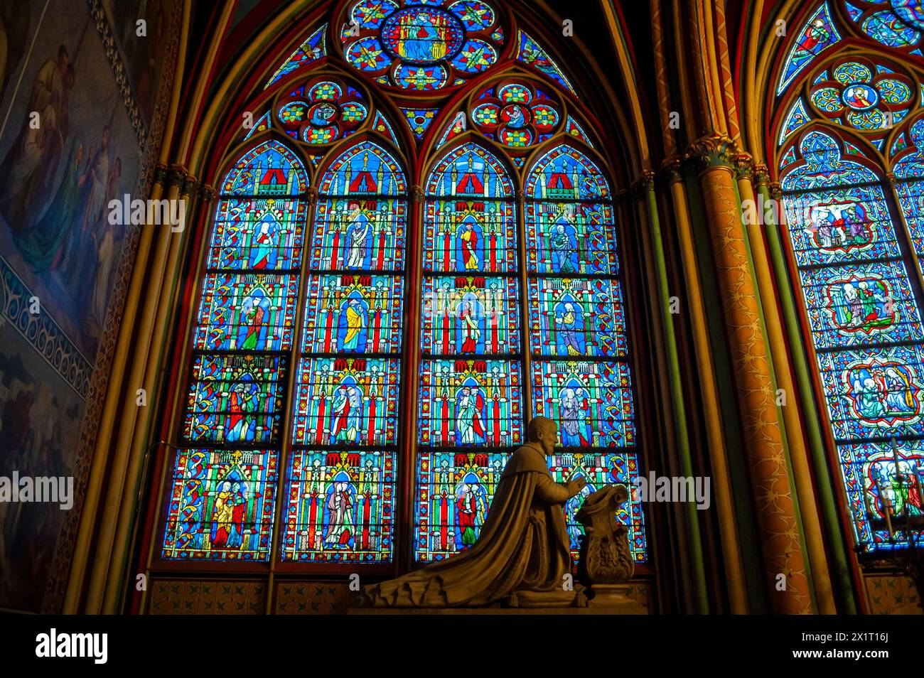 Paris, France- Detail, Monumental Religious Architecture Catholic ...