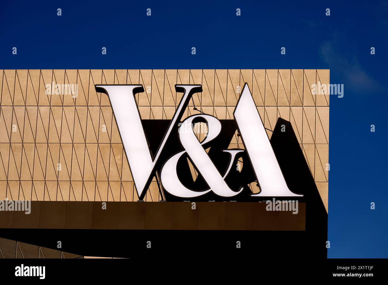 A general view of the new V&A East Storehouse and Museum in Stratford ...