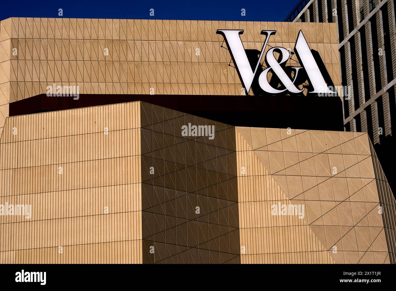 A general view of the new V&A East Storehouse and Museum in Stratford ...