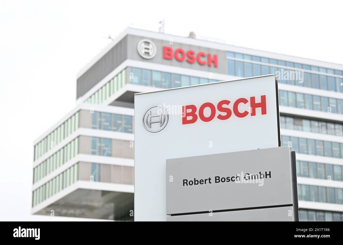 Renningen, Germany. 18th Apr, 2024. The logo of the Bosch technology ...