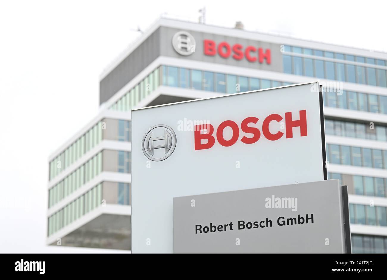 Renningen, Germany. 18th Apr, 2024. The logo of the Bosch technology ...