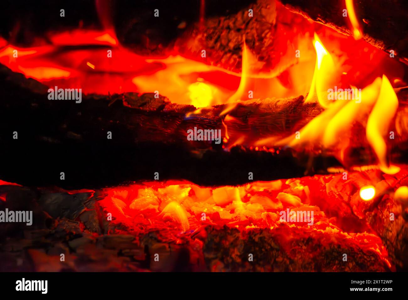 Close up glowing embers showcasing hi-res stock photography and images ...