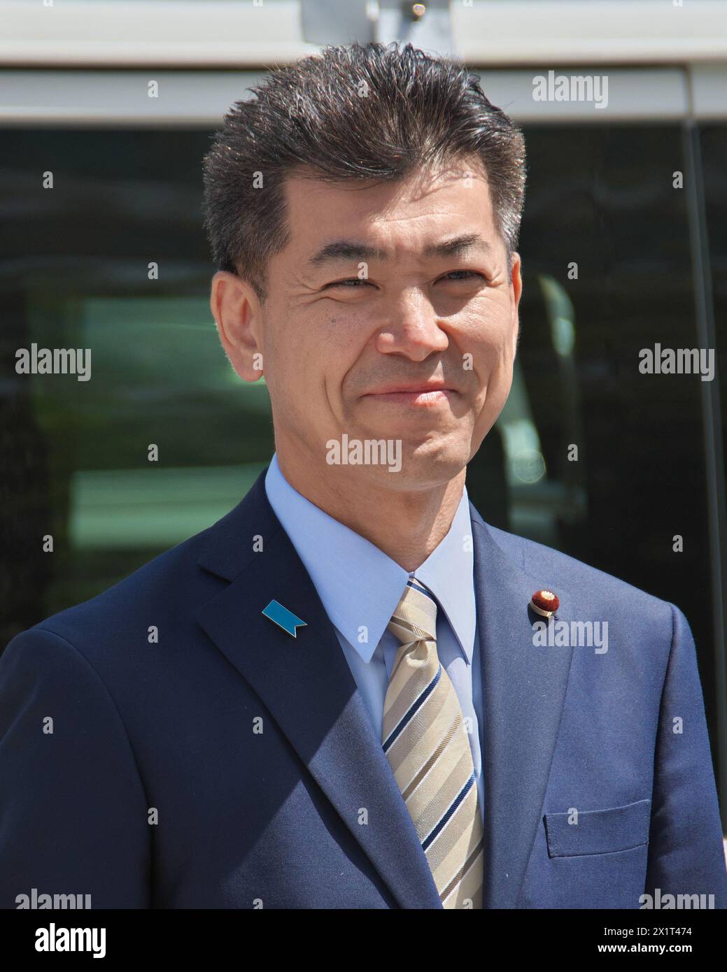 Leader of the Constitutional Democratic Party Kenta Izumi attends the ...