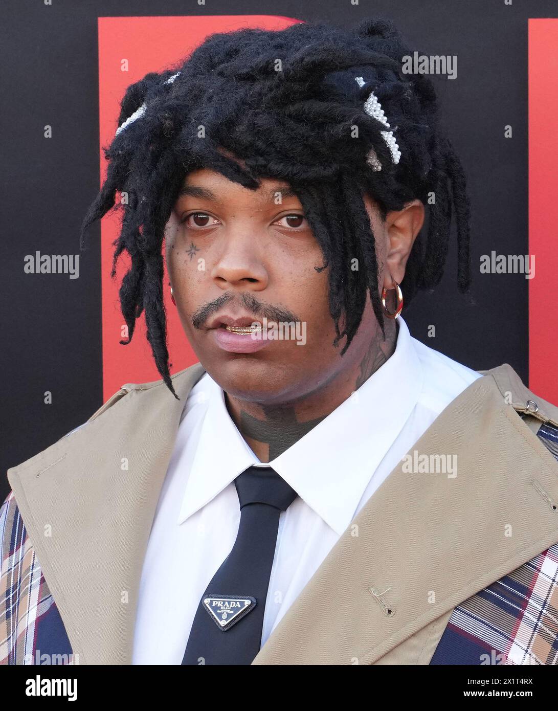 Los Angeles, USA. 17th Apr, 2024. Jean Dawson arrives at the Universal Pictures' ABIGAIL Los ...