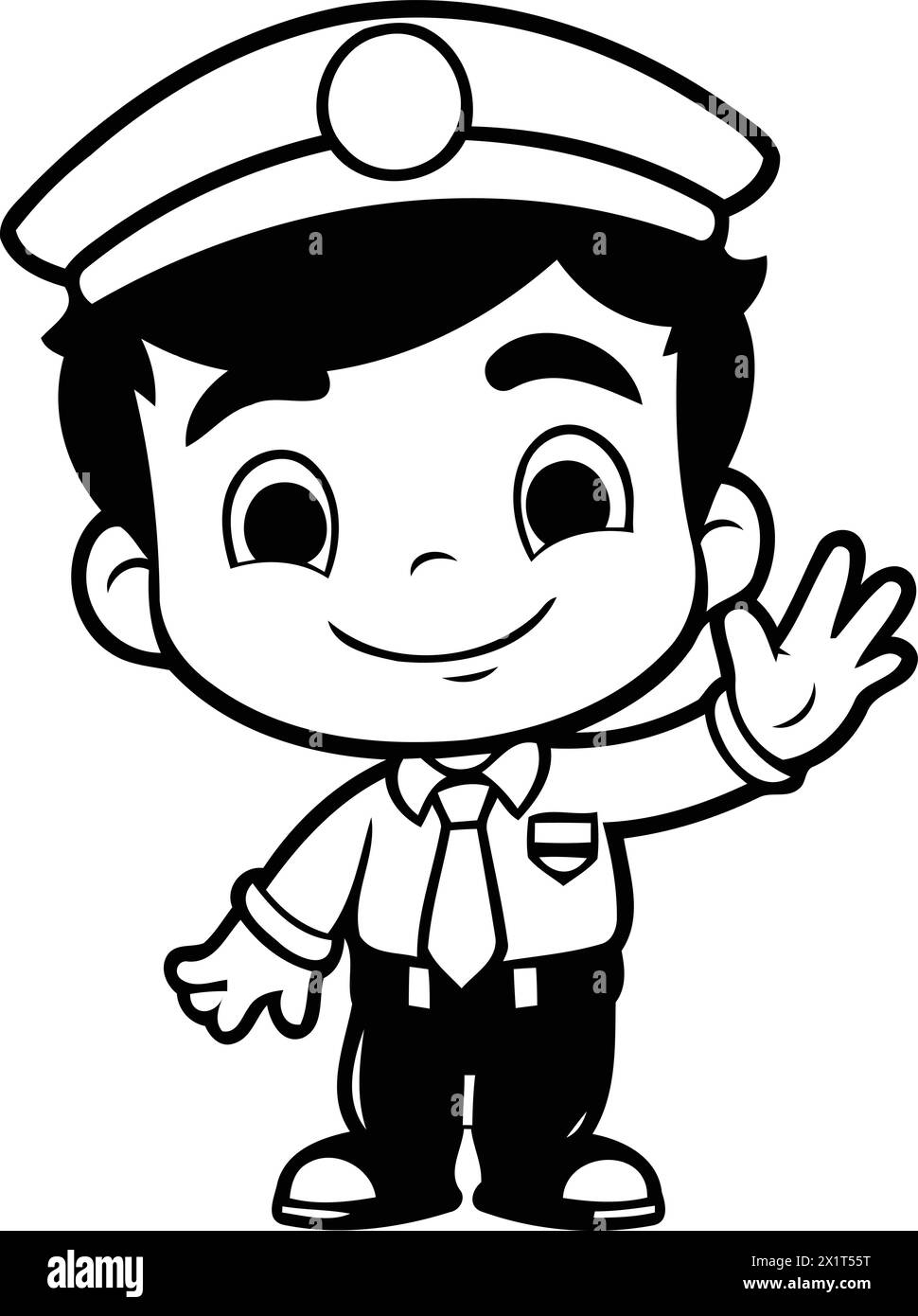 Cute pilot boy cartoon. Vector illustration. Isolated on white ...