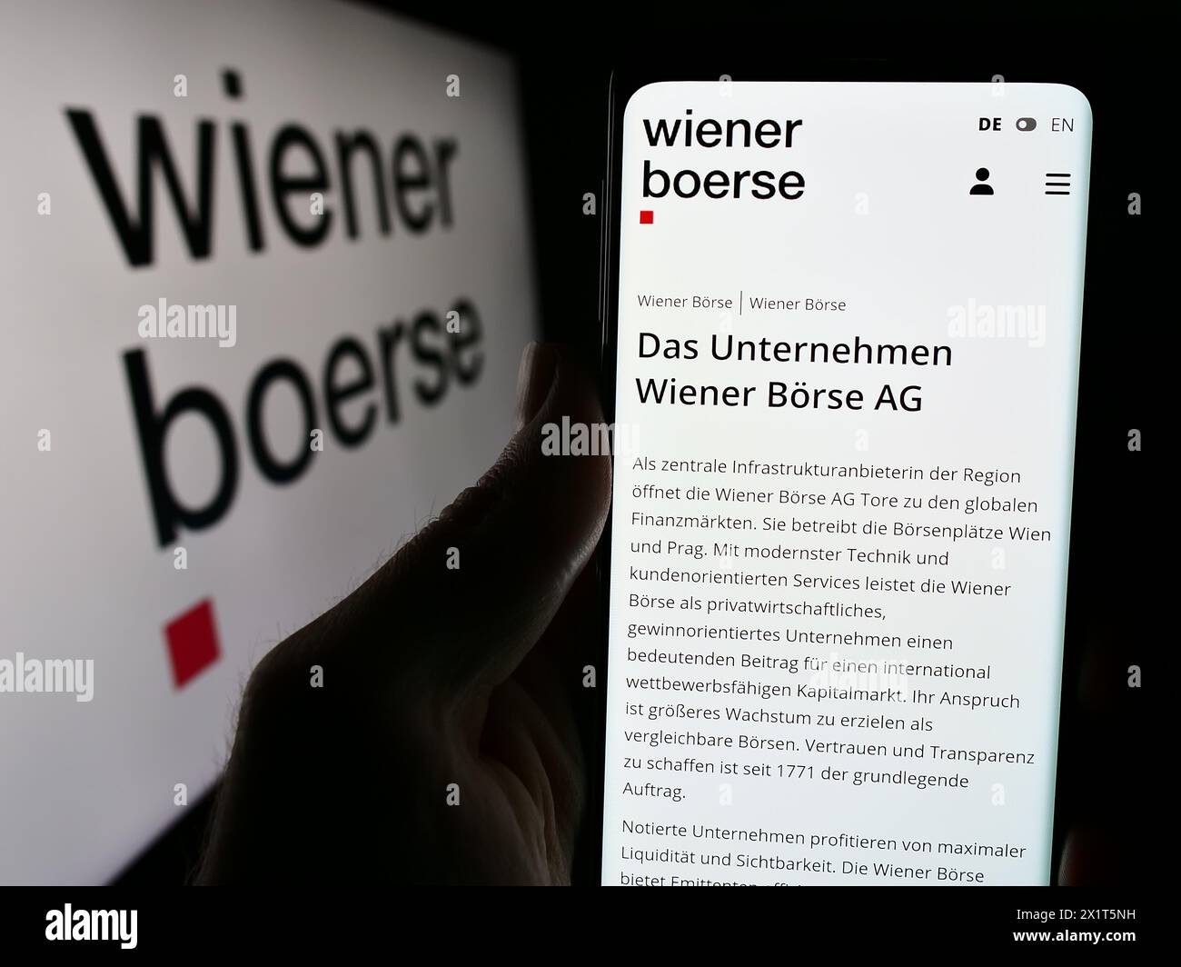 Wiener borse logo hi-res stock photography and images - Alamy