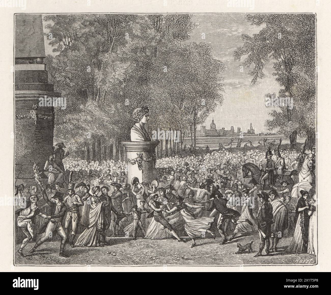 French soldiers and Italians celebrating the festival of Virgil at ...