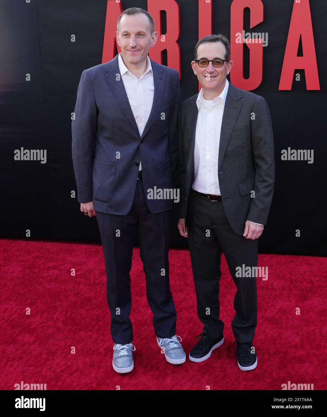Los Angeles, USA. 17th Apr, 2024. (L-R) William Sherak and Paul ...
