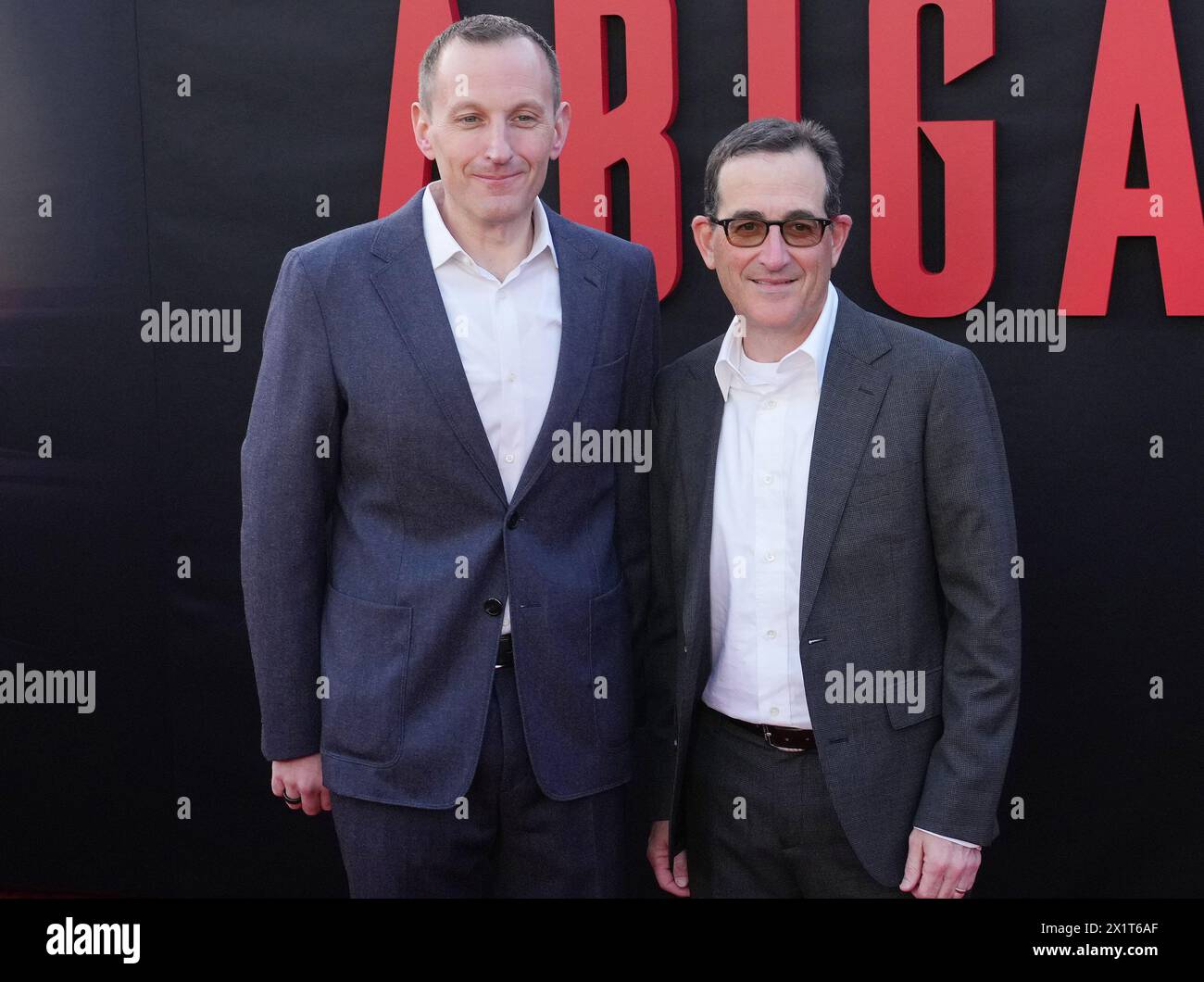 Los Angeles, USA. 17th Apr, 2024. (L-R) William Sherak and Paul ...