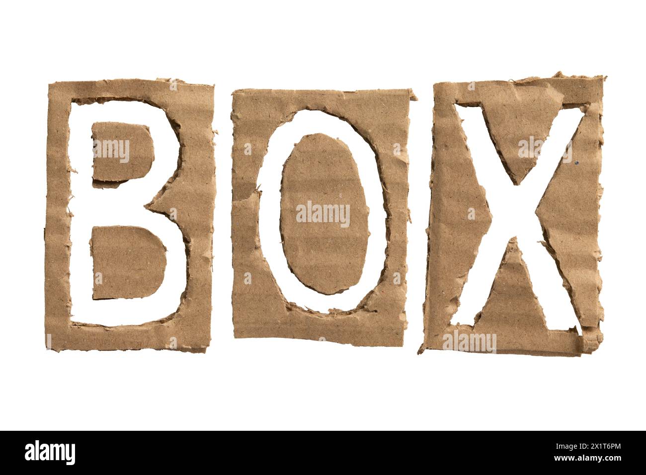 Cardboard cut out letter b hi-res stock photography and images - Alamy