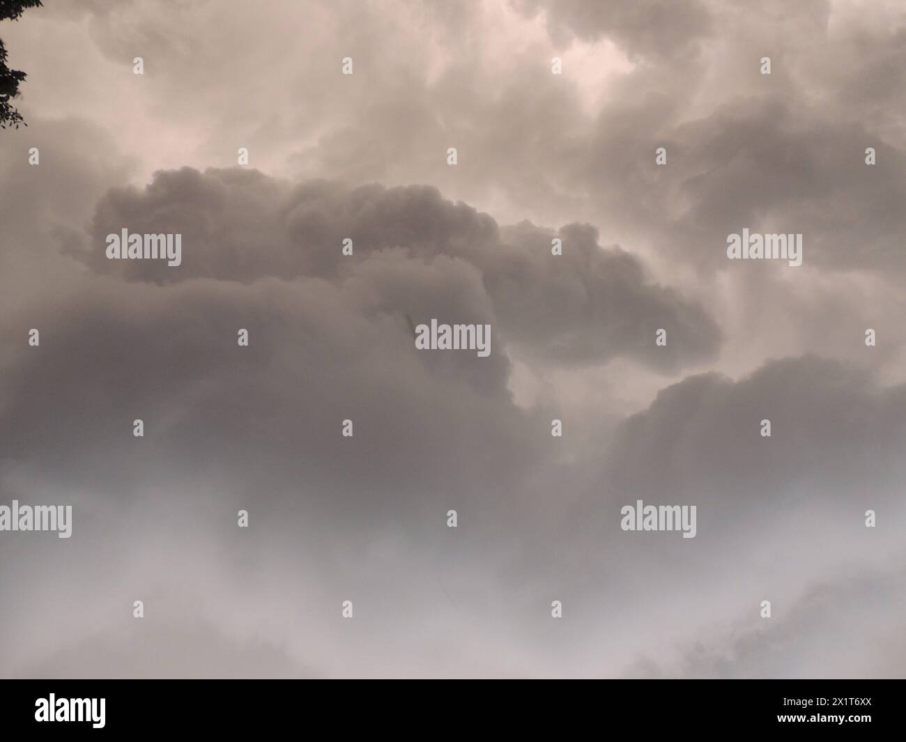 Storm sky with grey clouds Stock Photo - Alamy