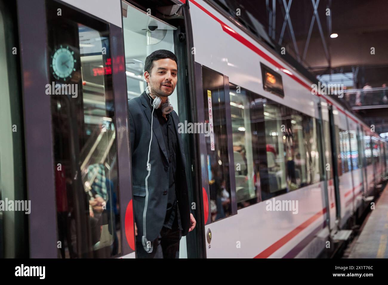 Man joy of leaving work hi-res stock photography and images - Alamy