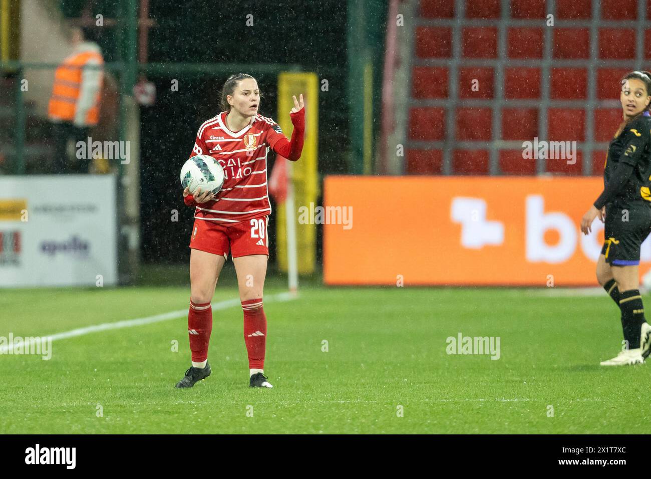 Constance Brackman (20) of Standard pictured during a female soccer ...