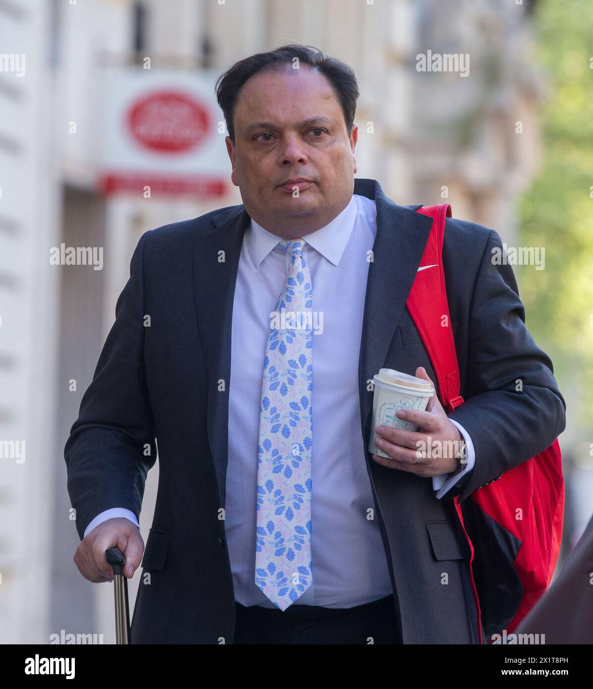 London, England, UK. 18th Apr, 2024. Counsel to the Inquiry JASON BEER is seen arriving at ...