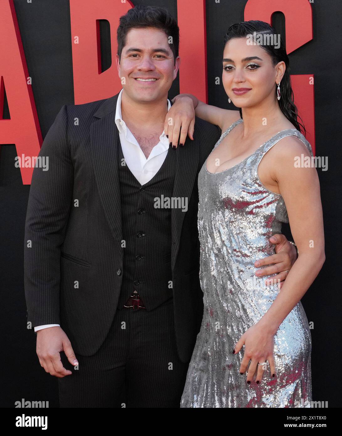 Los Angeles, USA. 17th Apr, 2024. (L-R) Xavier Zazueta and Melissa ...