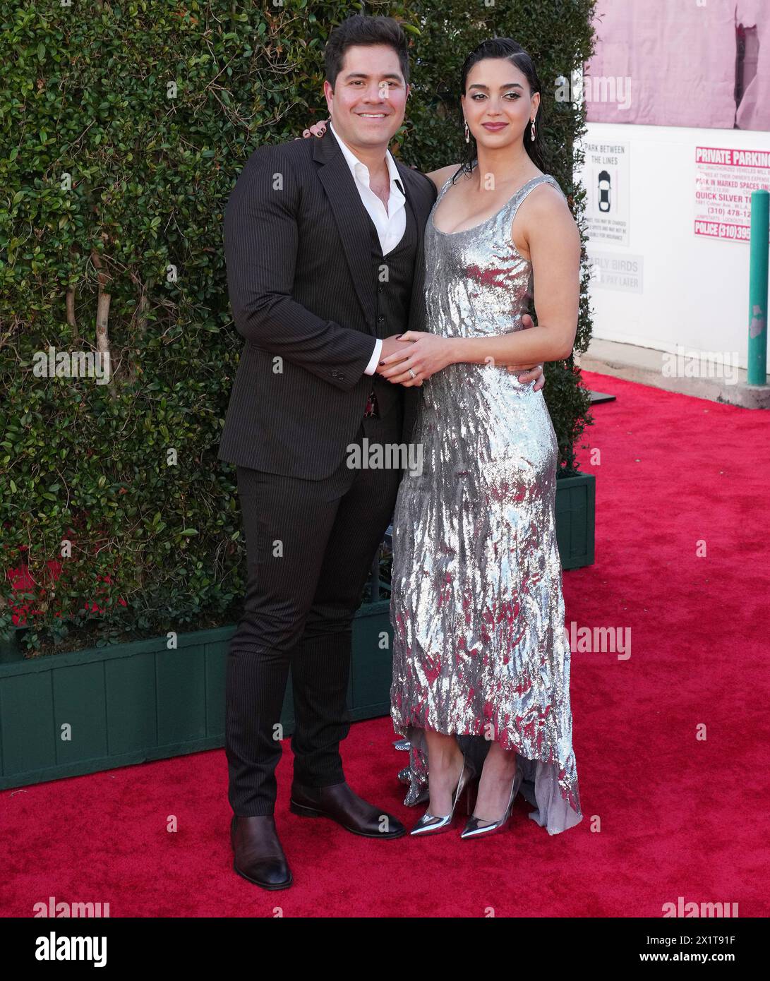 Los Angeles, USA. 17th Apr, 2024. (L-R) Xavier Zazueta and Melissa ...