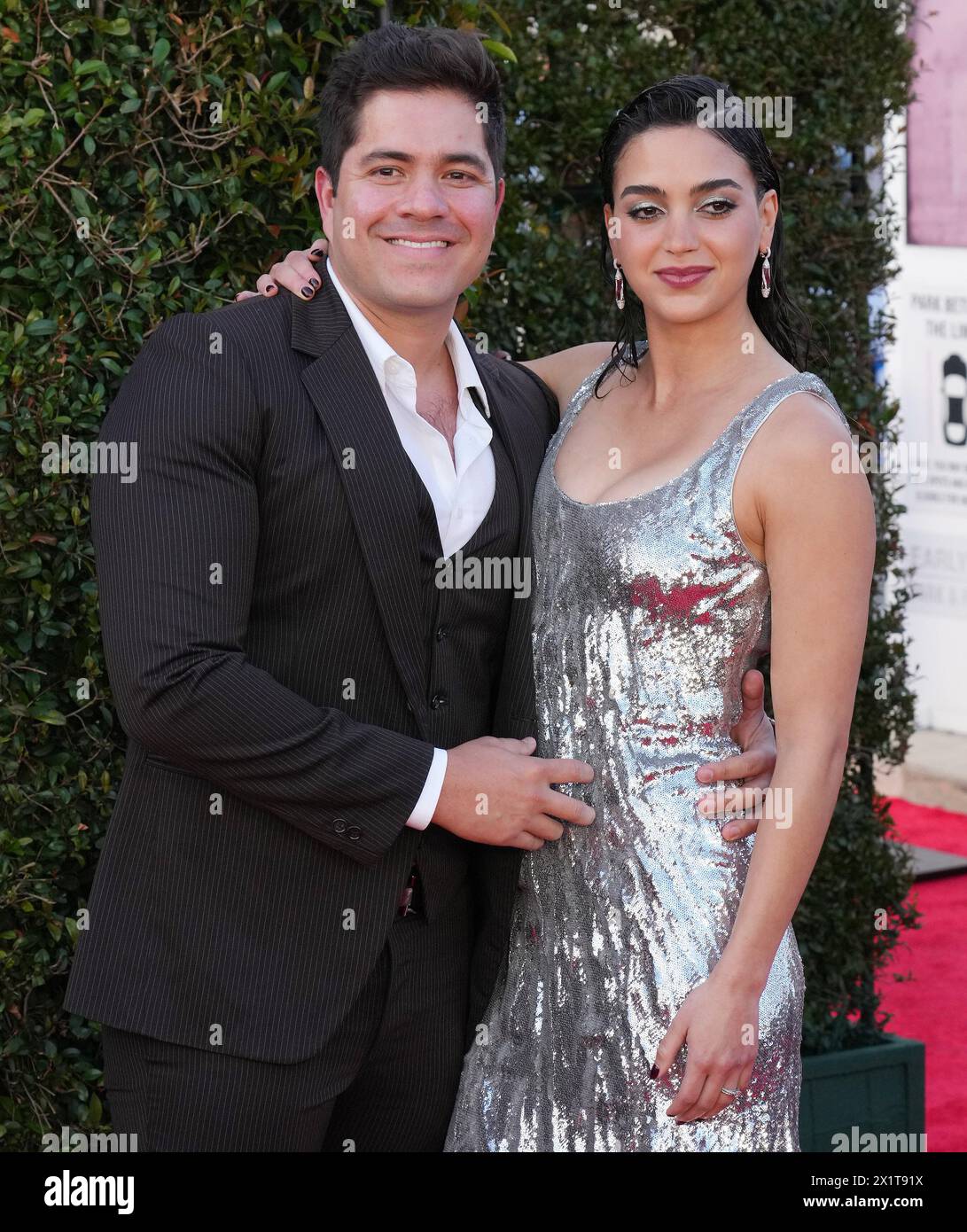 Los Angeles, USA. 17th Apr, 2024. (L-R) Xavier Zazueta and Melissa ...
