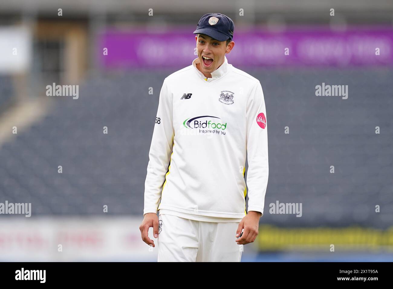 Bristol, UK, 14 April 2024. Gloucestershire's Dominic Goodman during ...