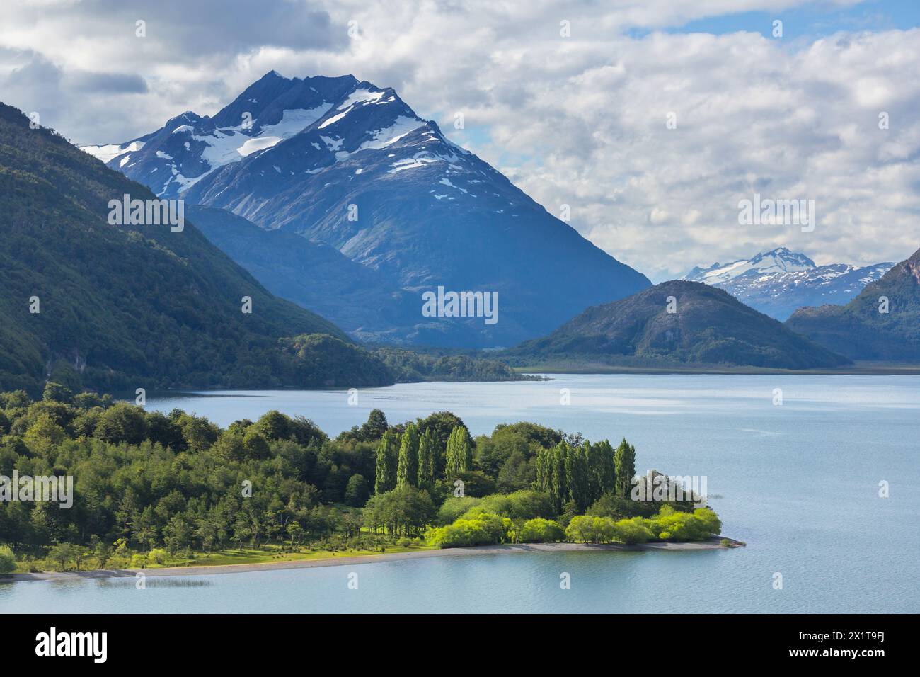 Lake General Carera along Carretera Austral, Patagonia, Chile Stock ...