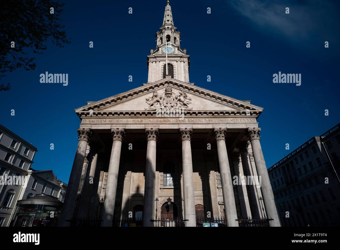 London, St Martin-in-the-Fields Church, Trafalgar Square, April 2024 St ...