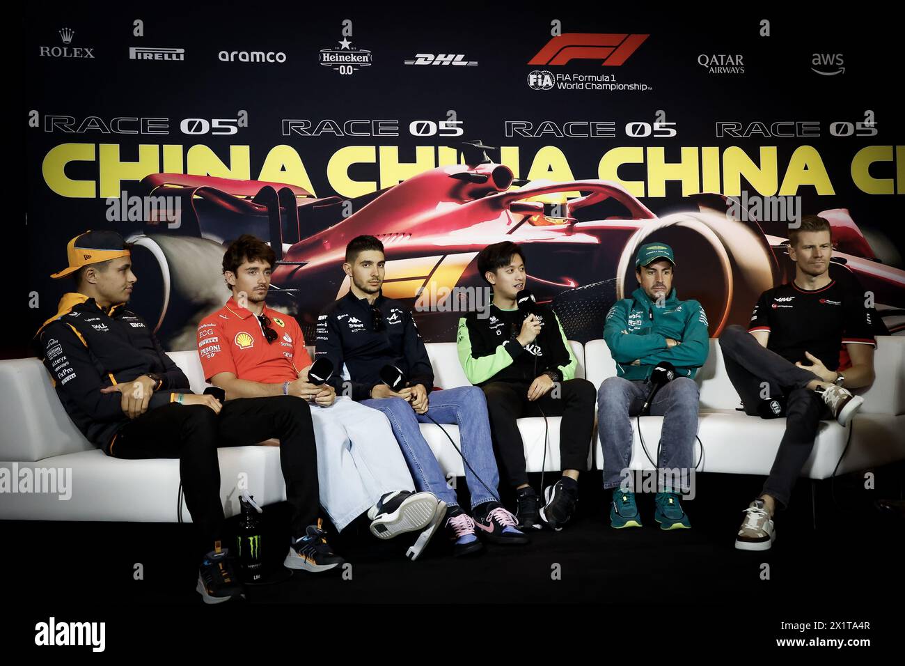 press conference NORRIS Lando (gbr), McLaren F1 Team MCL38, portrait ...