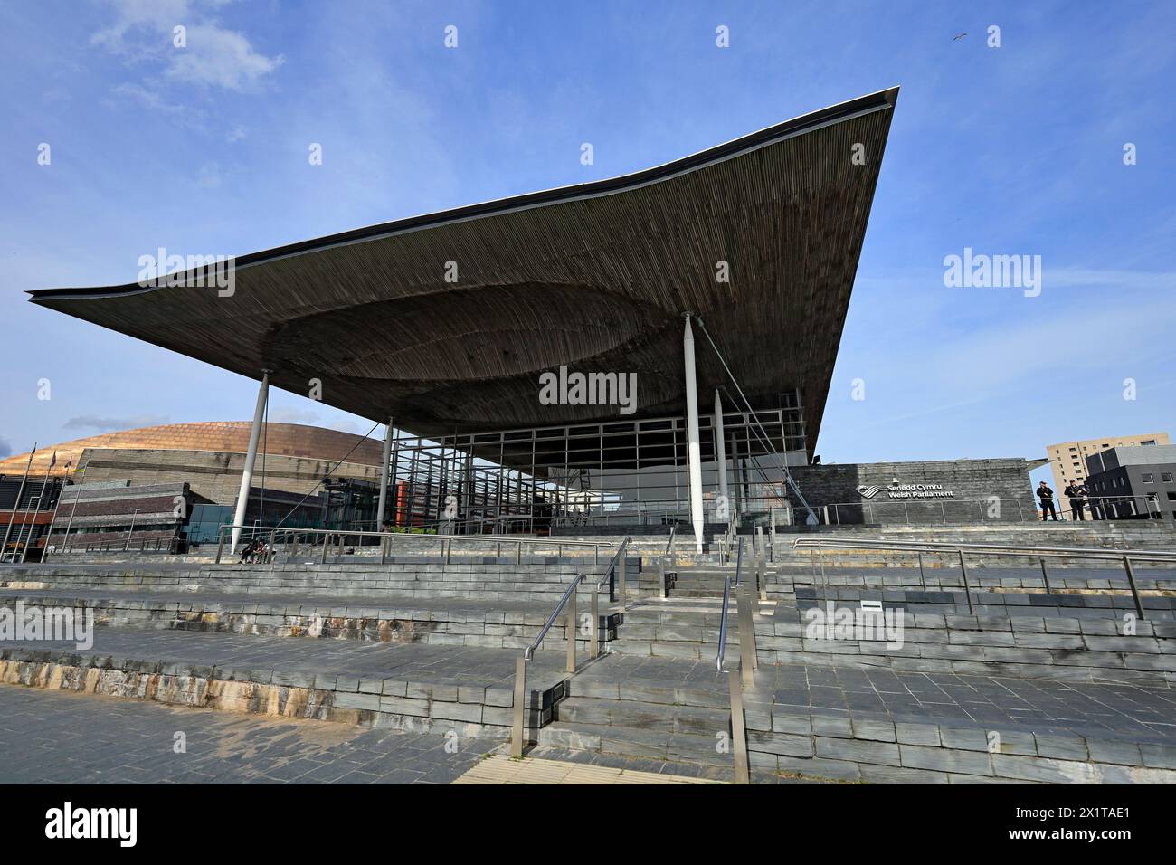 Senedd Building, Cardiff Bay, South Wales Stock Photo - Alamy
