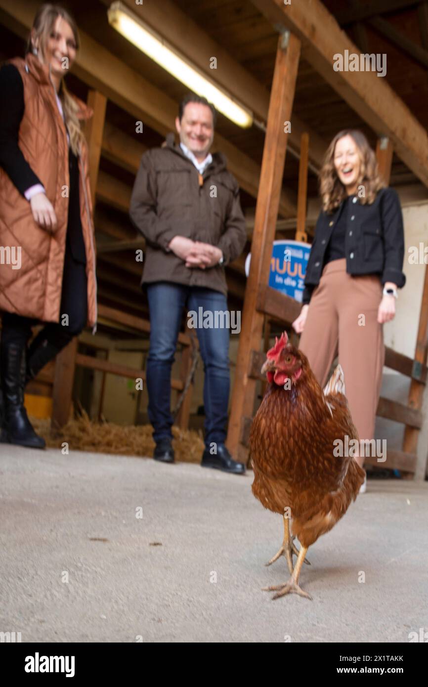 Vienna, Austria. 18th Apr, 2024. ÖSTERREICH; WIEN; 20240418; L.-R ...