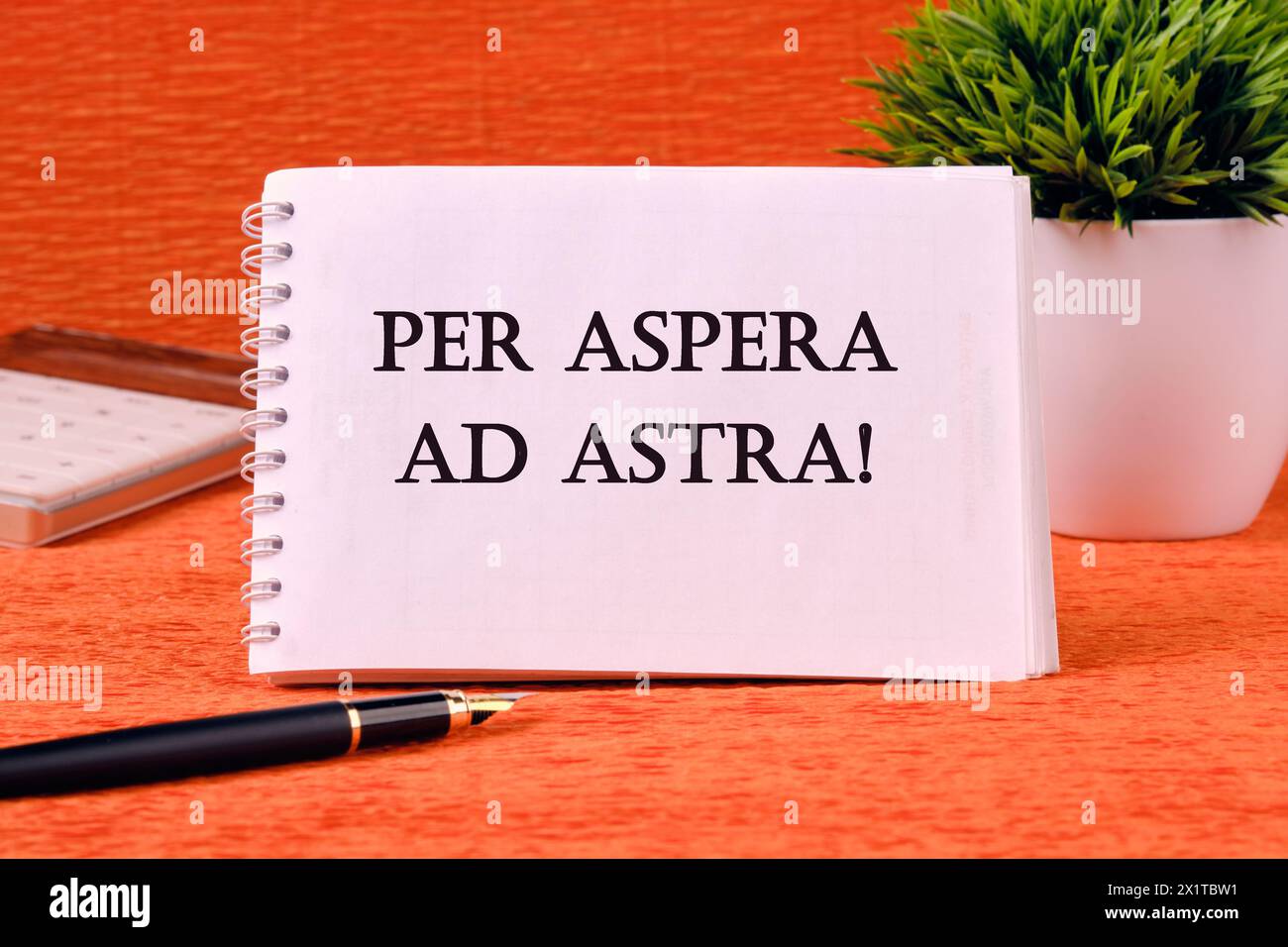Per aspera as astra in English means through hardships to the stars on ...
