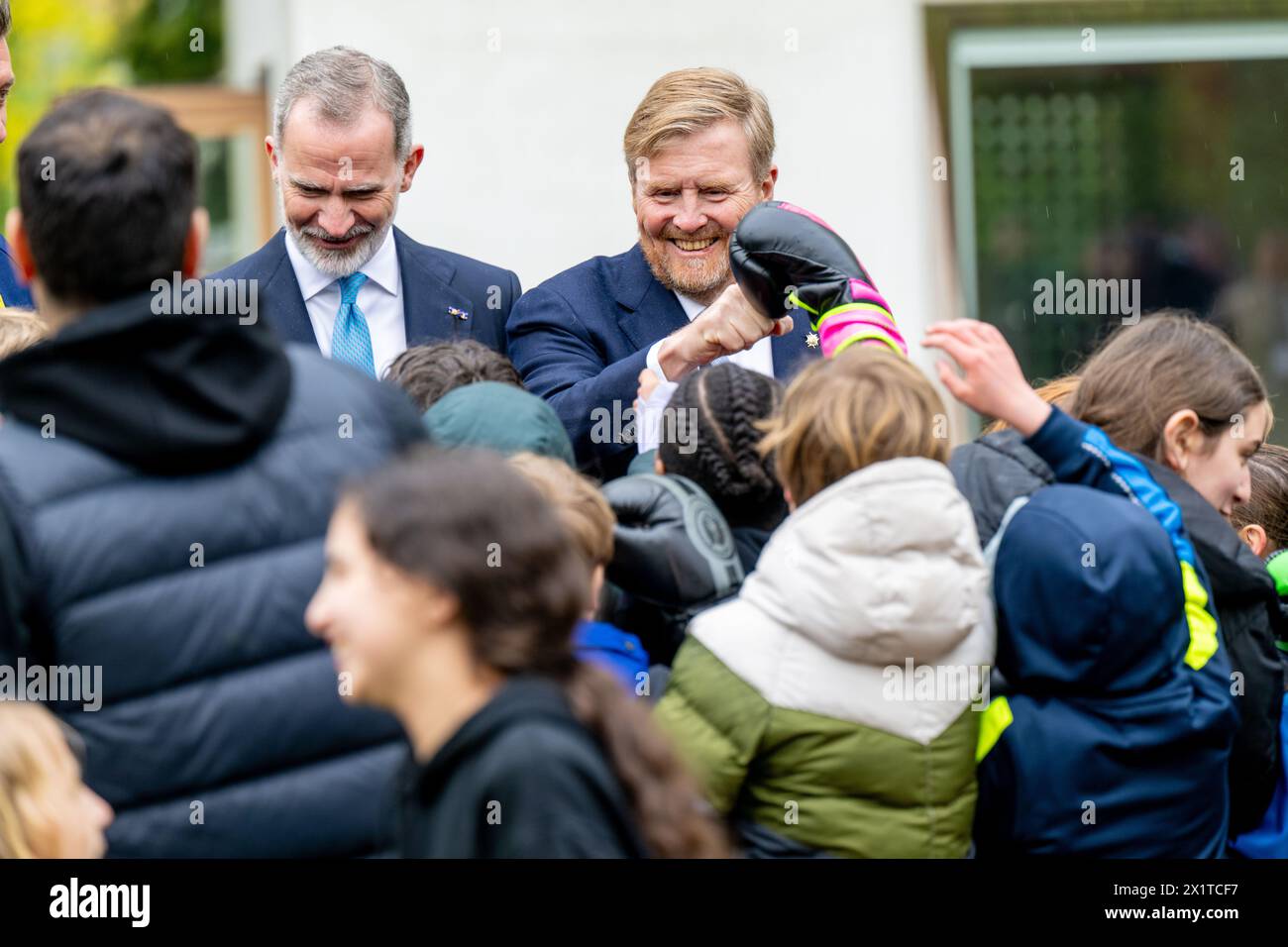 Amsterdam, the Netherlands, 17-04-2024, King Willem-Alexander and Queen ...