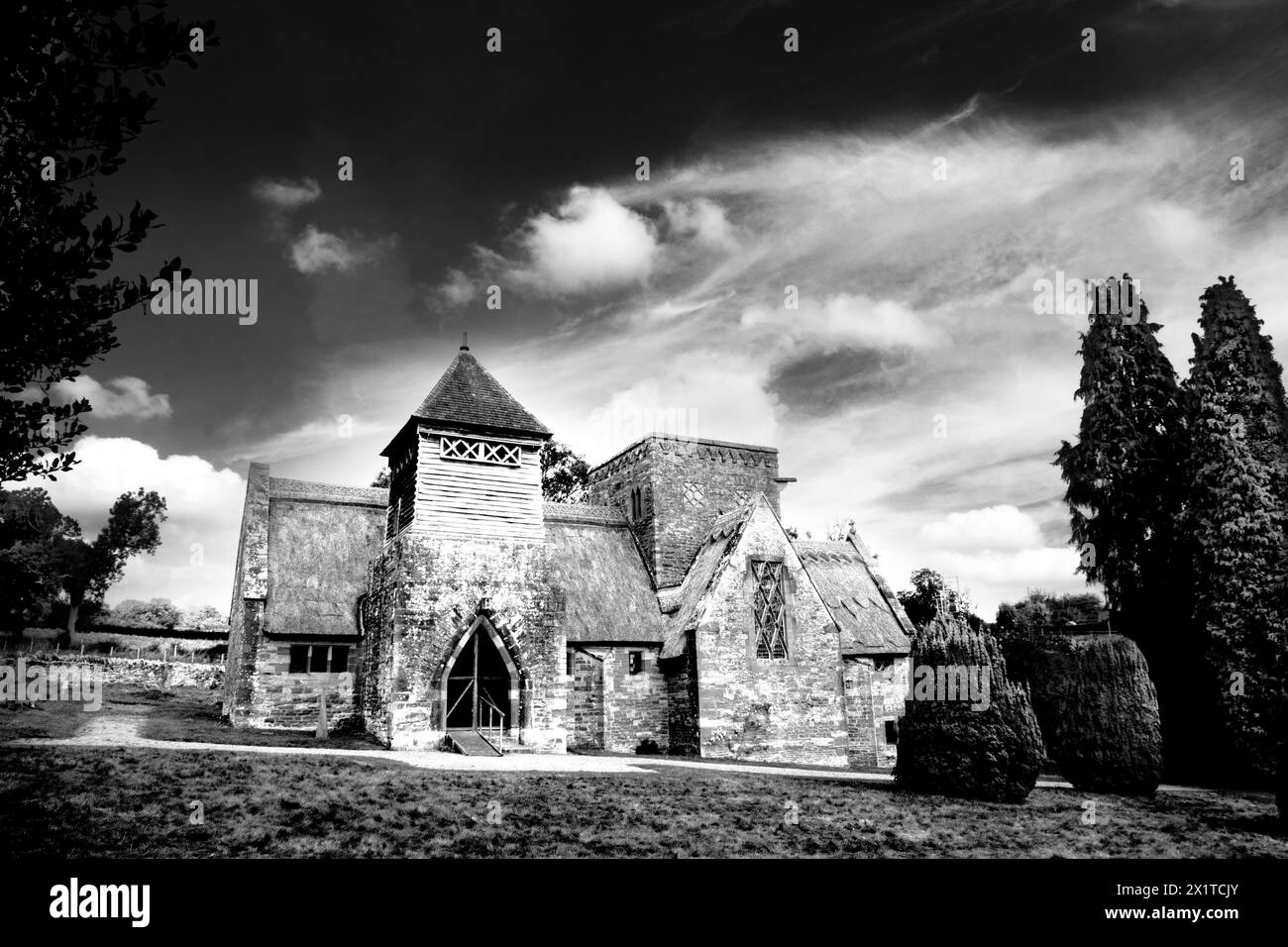 All Saints’ Church, Brockhampton, a Grade I listed building, was ...