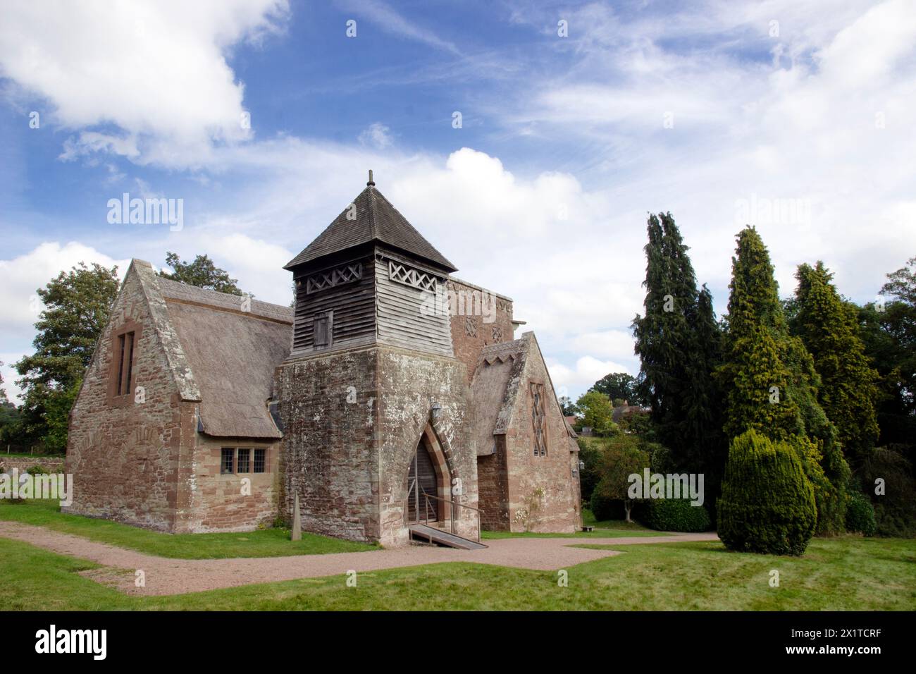 All Saints’ Church, Brockhampton, a Grade I listed building, was ...