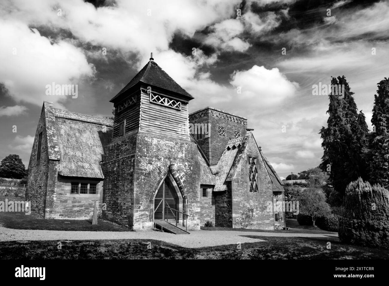 All Saints’ Church, Brockhampton, a Grade I listed building, was ...