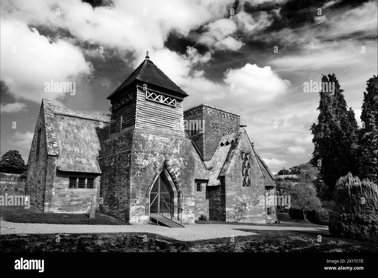 All Saints’ Church, Brockhampton, a Grade I listed building, was ...