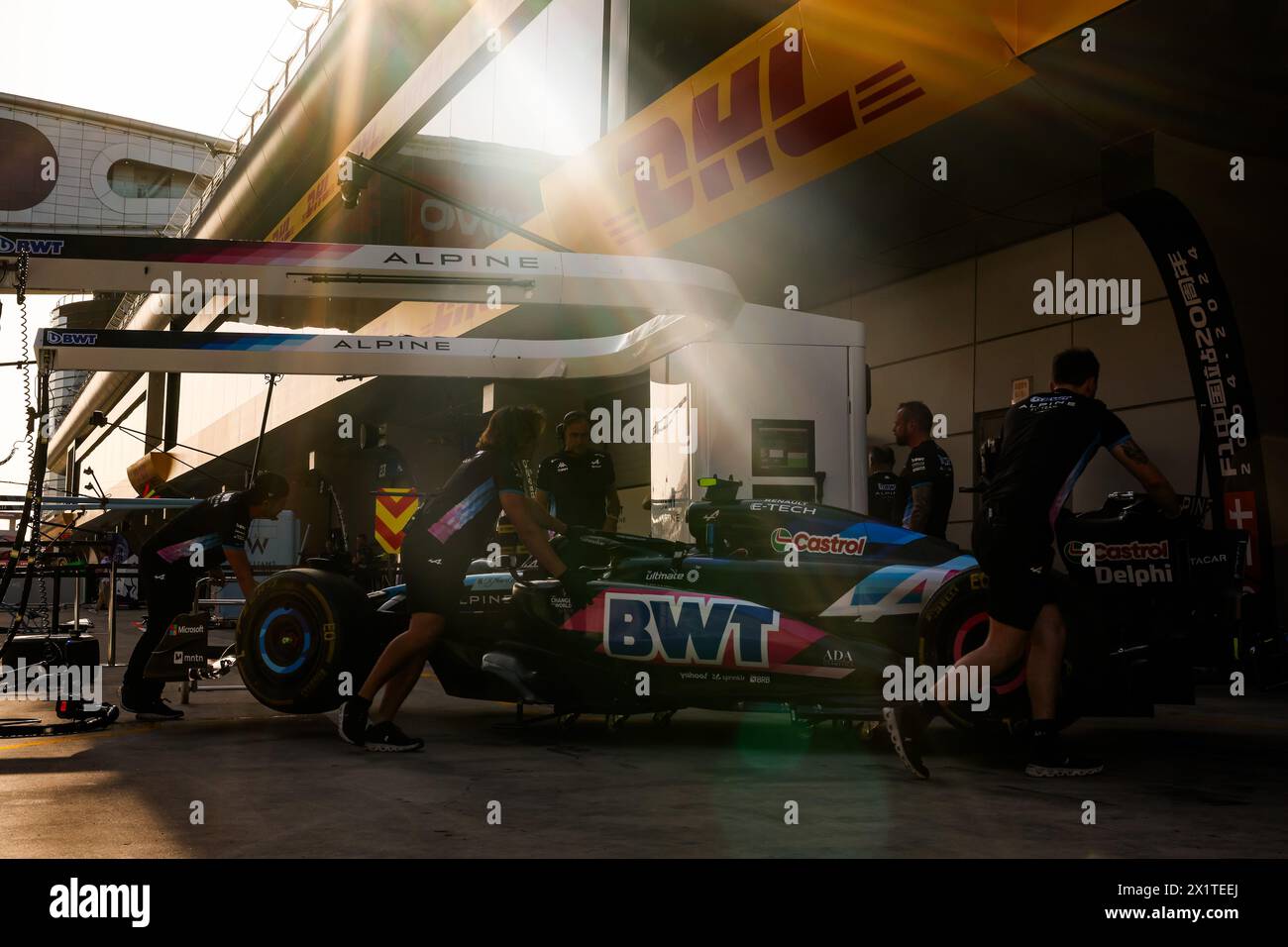 Shanghai, Chine. 18th Apr, 2024. Alpine F1 Team A524, during the Formula 1 Lenovo Chinese Grand ...