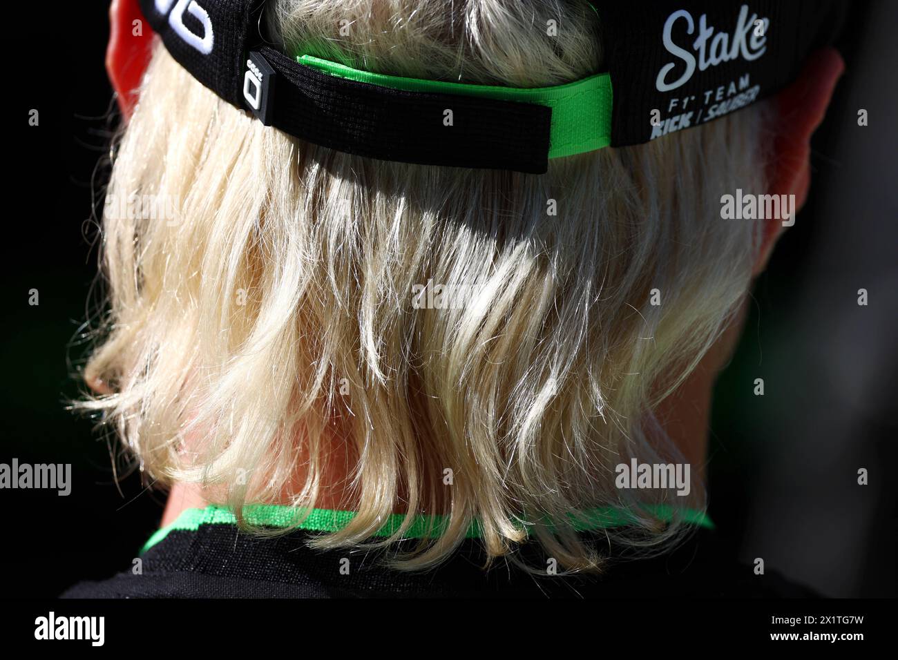 Shanghai, China. 18th Apr, 2024. Valtteri Bottas (FIN) Sauber - hair ...