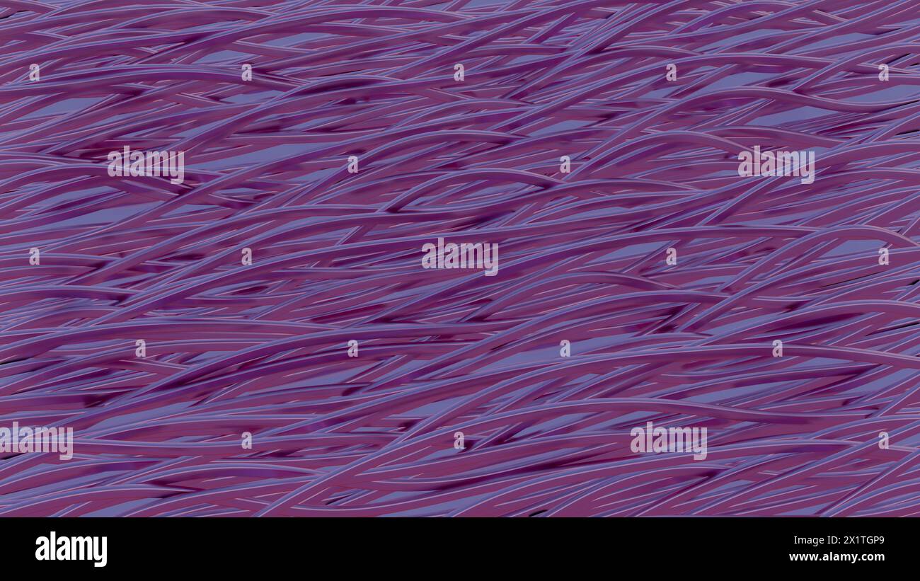Lavender Lattice: The Fluid Dance of Abstract Purple Strands Stock ...
