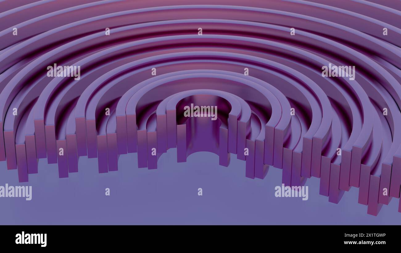 Infinite Cosmos: A Spiraling Journey Through Lavender Layers Stock ...