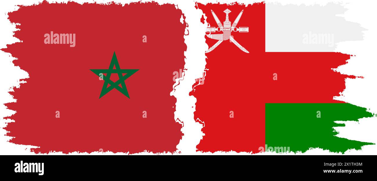 Oman morocco flag Stock Vector Images - Alamy