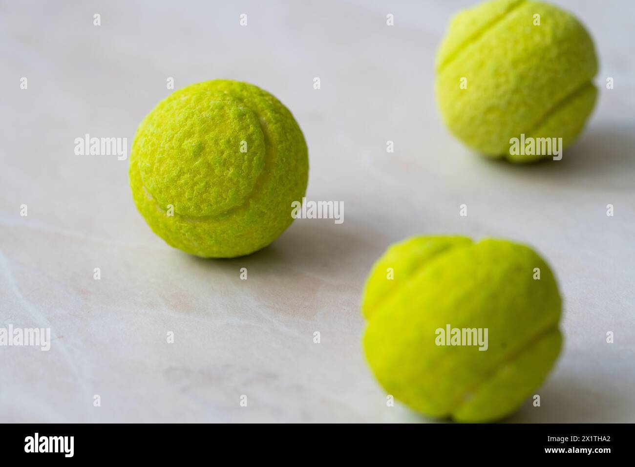 Tennis ball candy. Sweets and candies in the form. ready to eat Stock ...