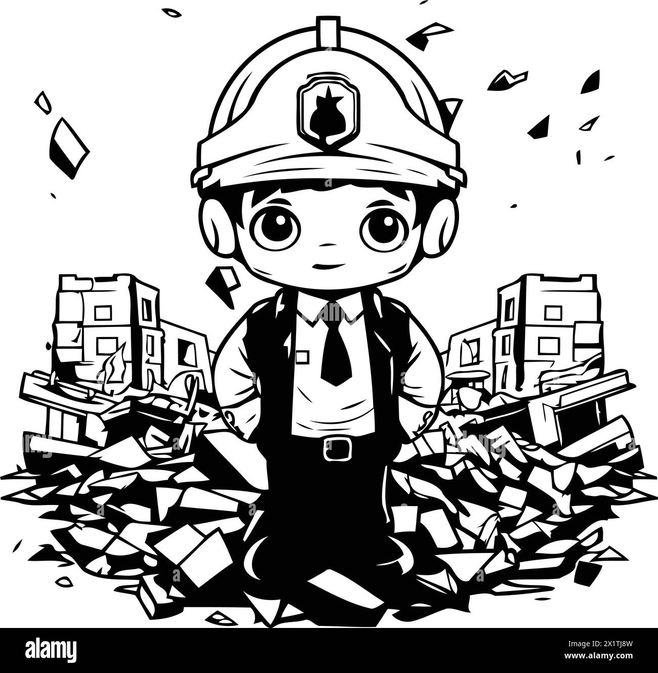 A rubble Stock Vector Images - Alamy
