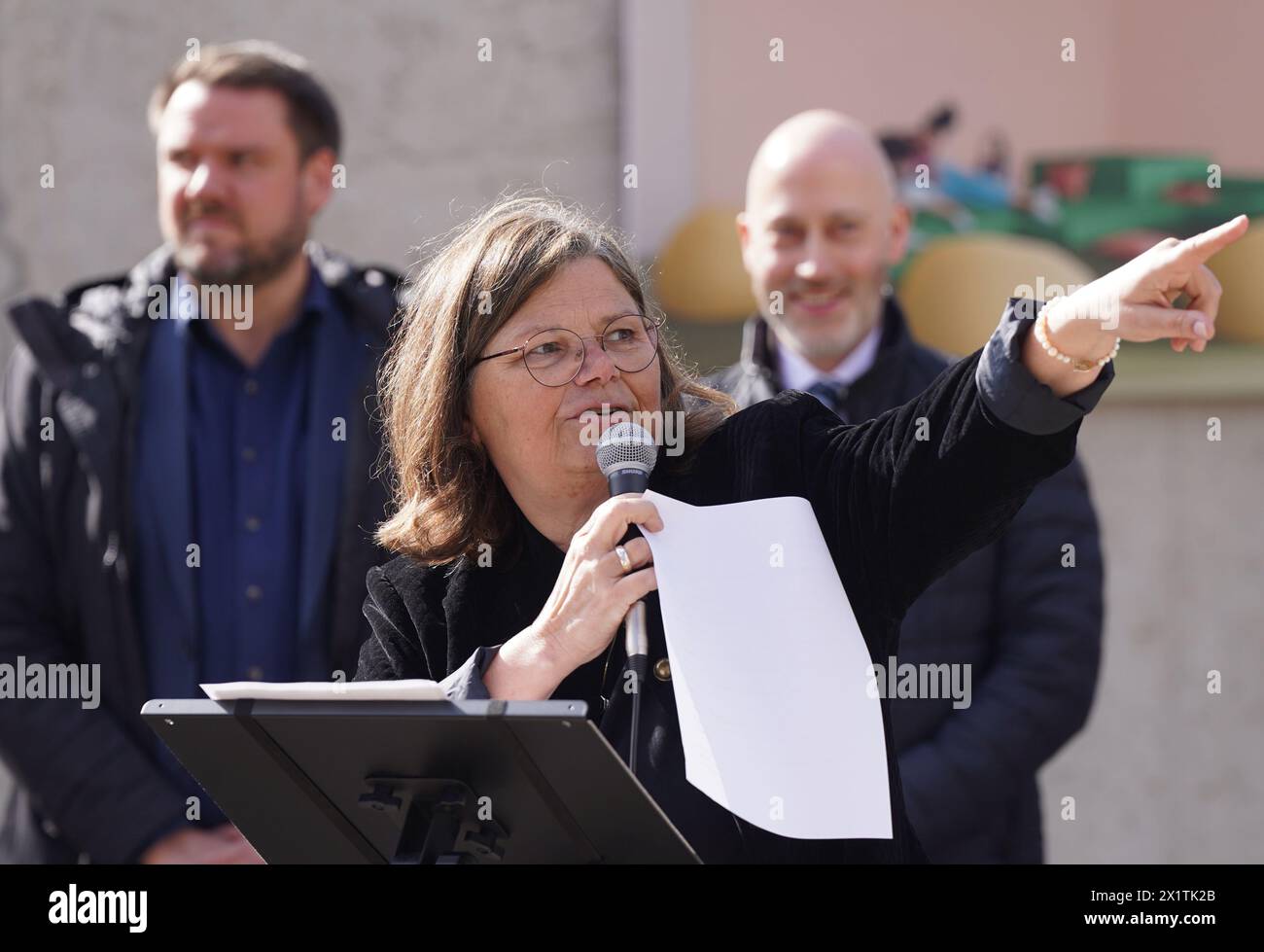 Hamburg, Germany. 18th Apr, 2024. Beatrice Lipschütz, Headmistress of ...