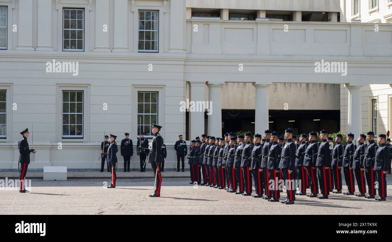 Wellington Barracks, London, UK. 18th Apr, 2024. The Queen's Gurkha ...