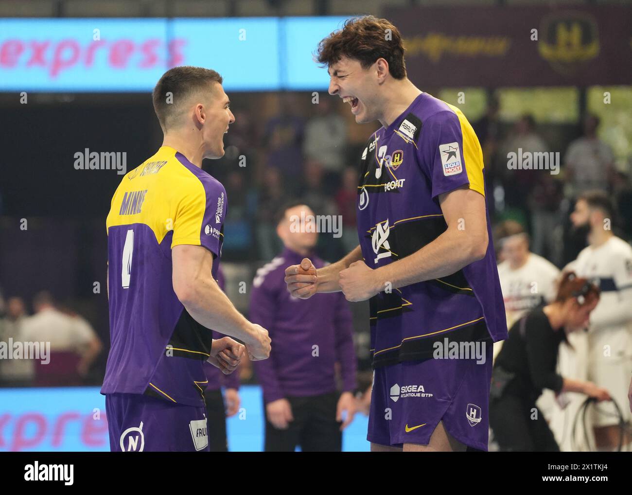 Thibaud BRIET and Aymeric Minne during the French championship, Liqui ...