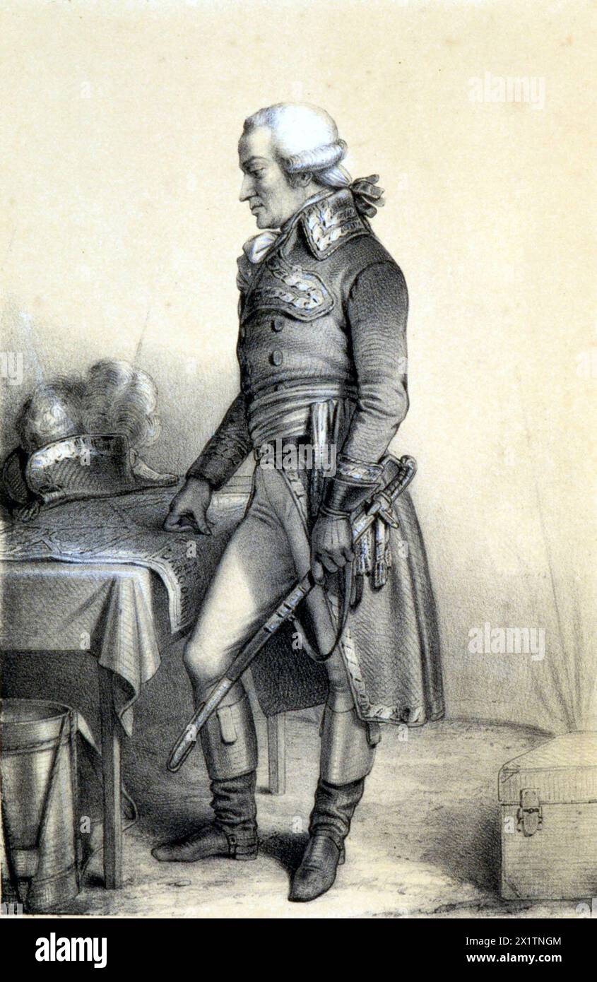 Portrait de Charles François du Perier dit Dumouriez (1739-1823 ...