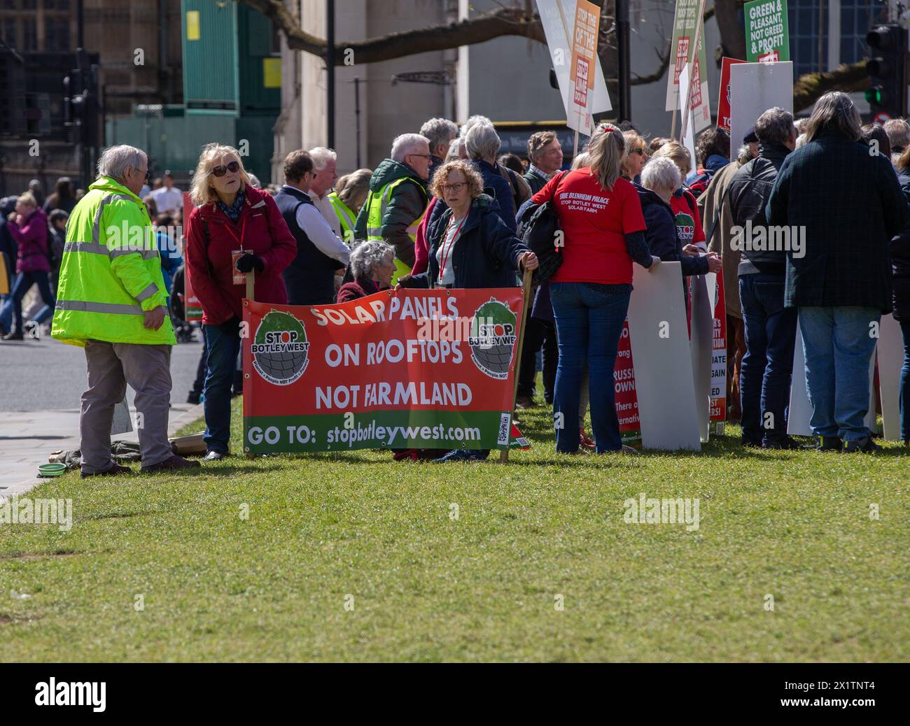 London, uk 18th Apr 2024 Campaign group protest in parliament square ...