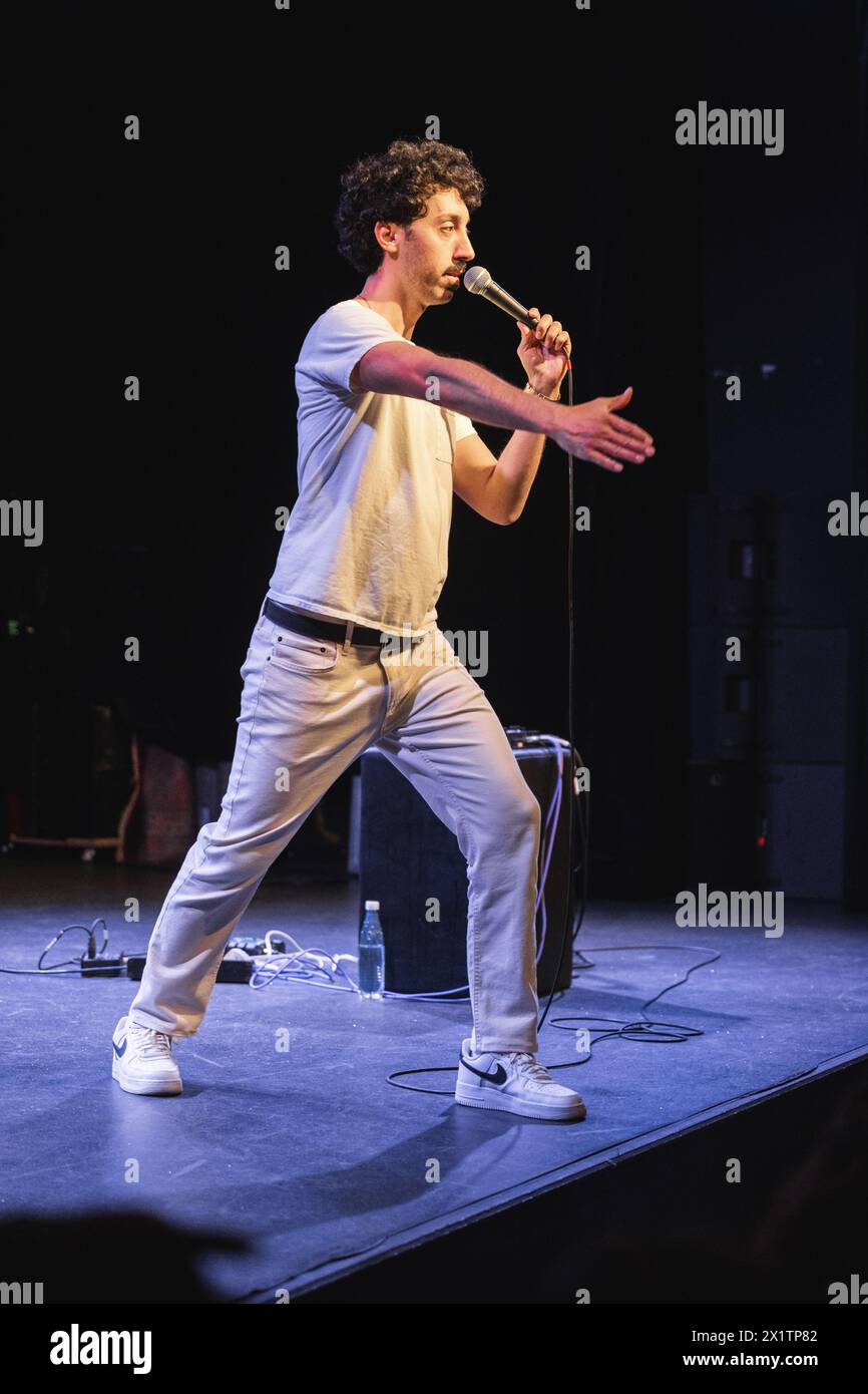 Copenhagen, Denmark. 17th Apr, 2024. The American comedian Morgan Jay ...